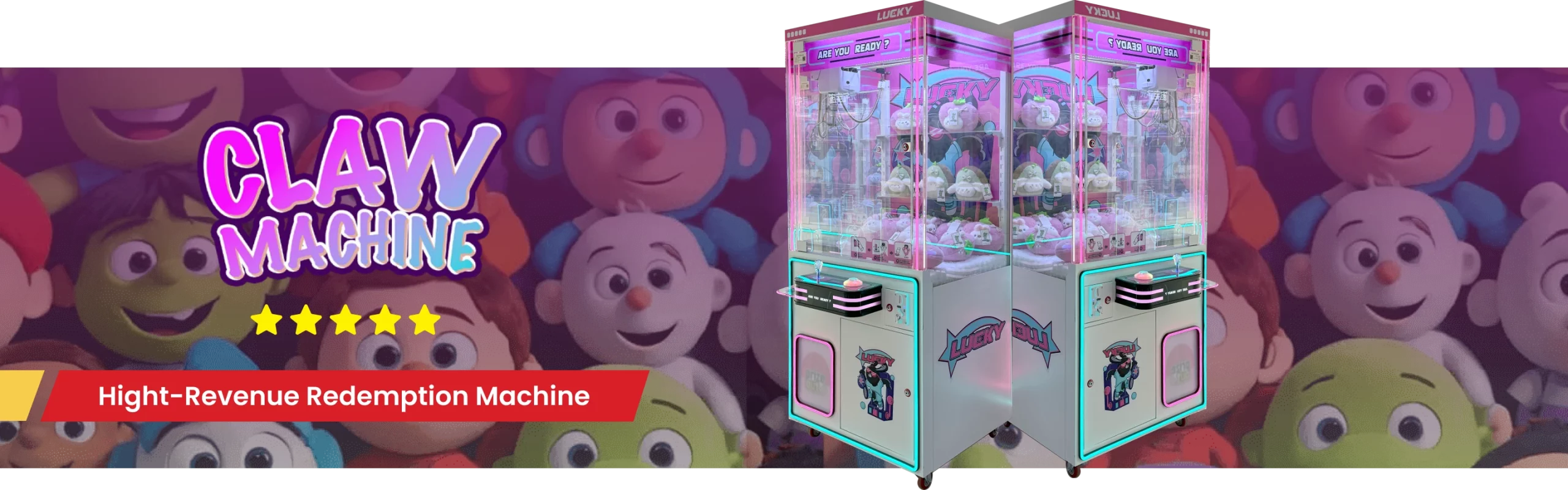 Full-Size Custom Claw Machine Arcades Wholesale - GM Tech